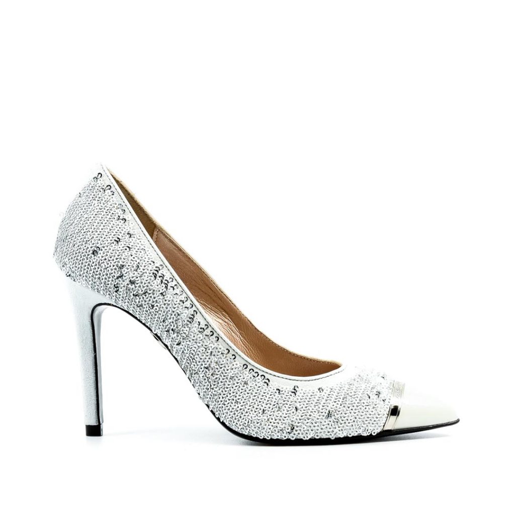 L’escarpin Scintilla Blanc | Chaussures Semy